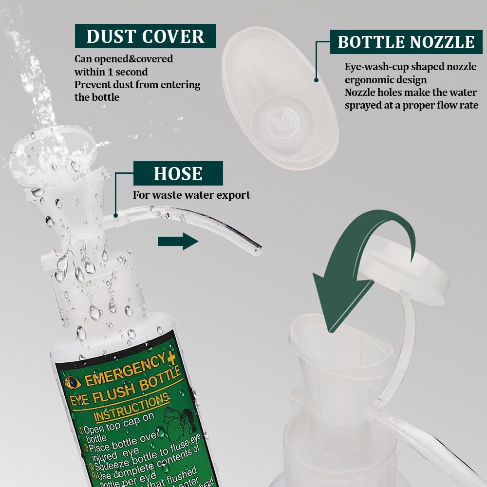 Snapklik.com : YUEWO Portable Eye Wash Station Wall Mounted Emergency ...