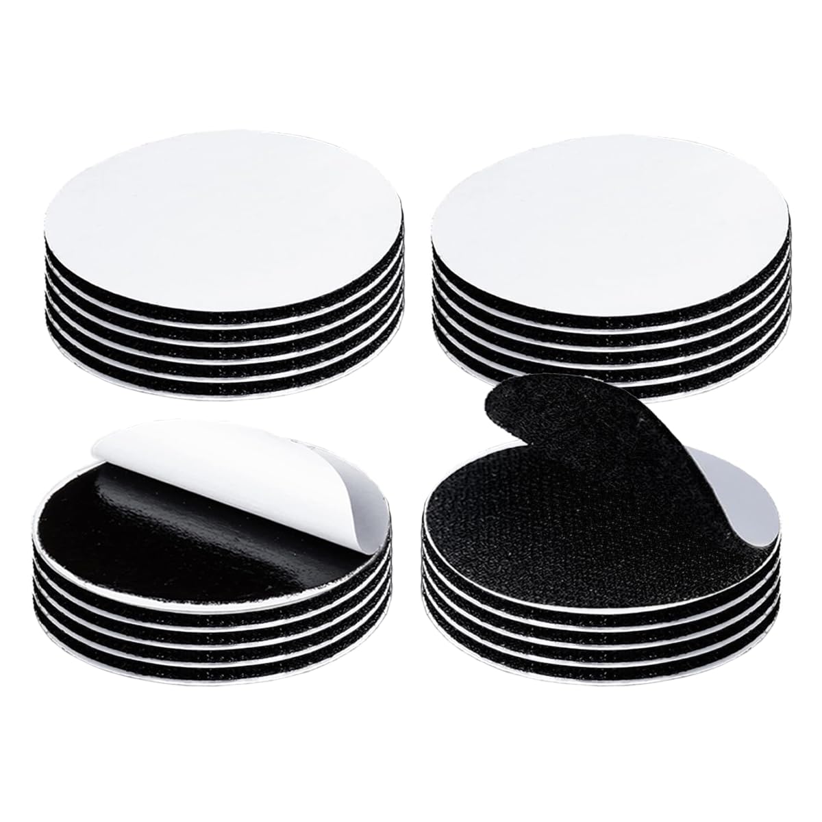 Rusoz 20 Pair Double Sided Sticky Pads, Number Plate Sticky Pads Heavy ...