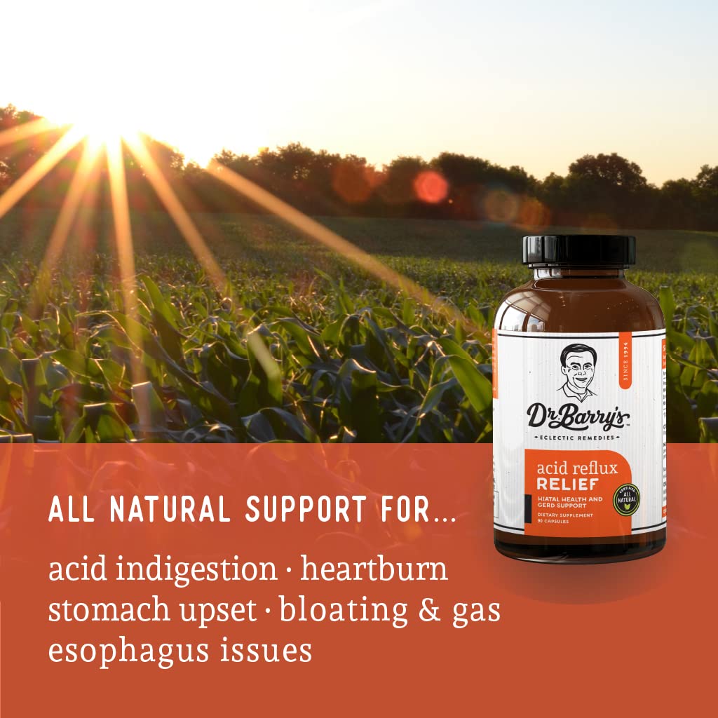 Buy Dr. Barry's Natural Acid Reflux Relief, Hiatal Digestive Health ...