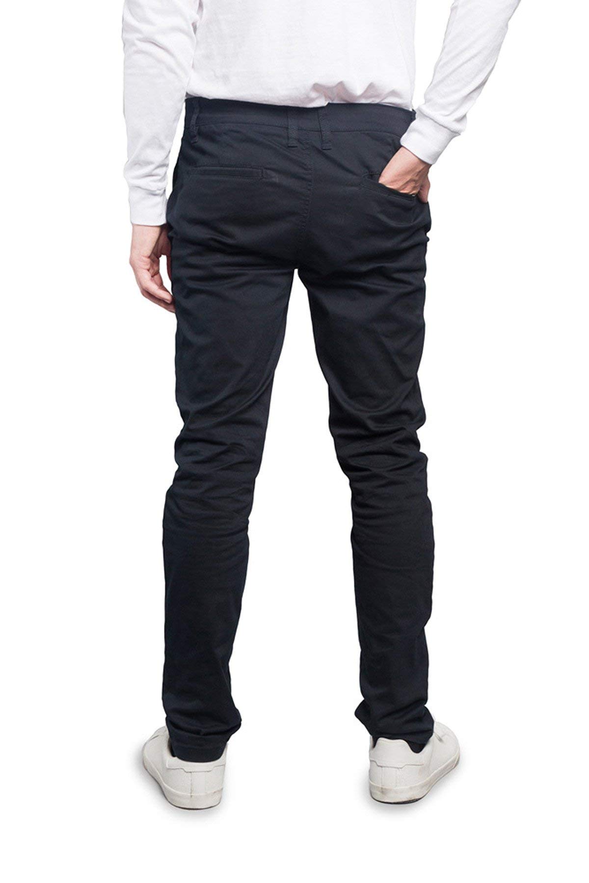 Snapklik.com : VICTORIOUS Mens Basic Casual Slim Fit Stretch Chino ...