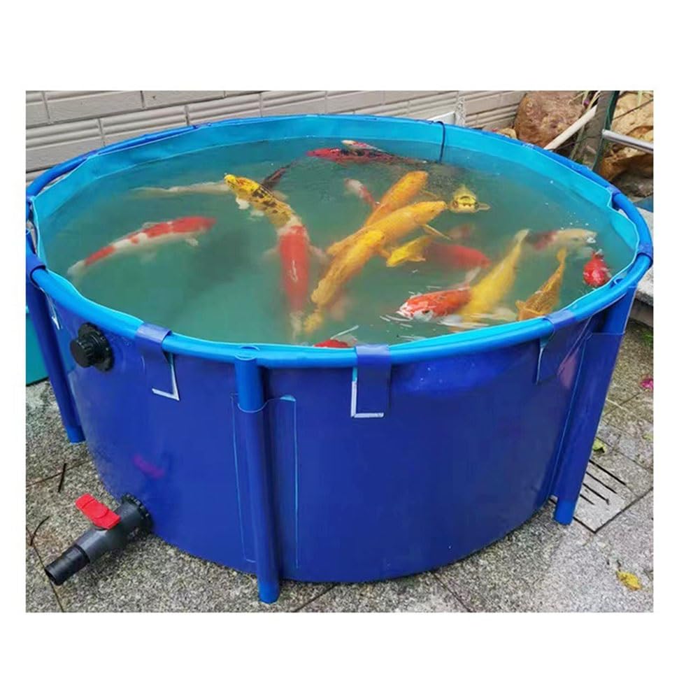 Amazon.com: Pool Above Ground, PVC Canvas Pool with Support for Ponds ...