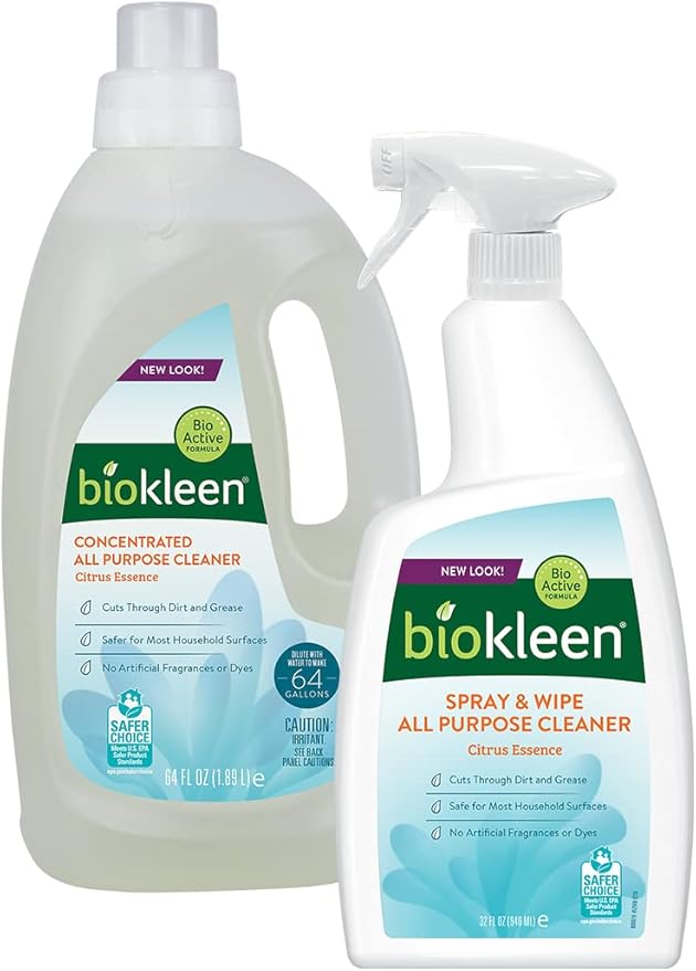 Amazon.com: Biokleen Natural All Purpose Cleaner - Makes 64 Gallons ...