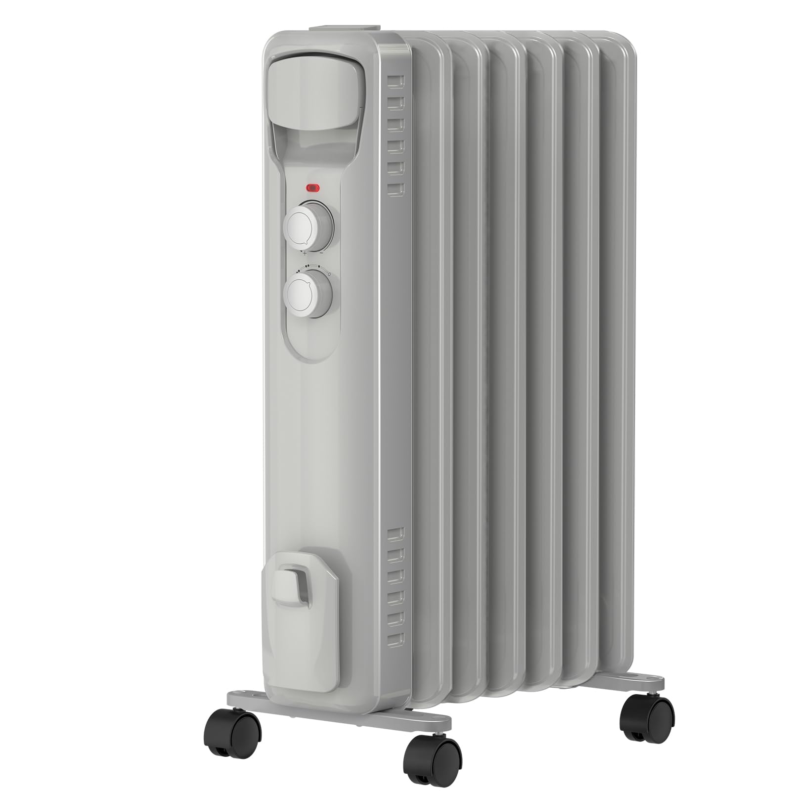 RWFlame Oil Filled Radiator 1500W with 3 Power settings,7 Fins Portable ...