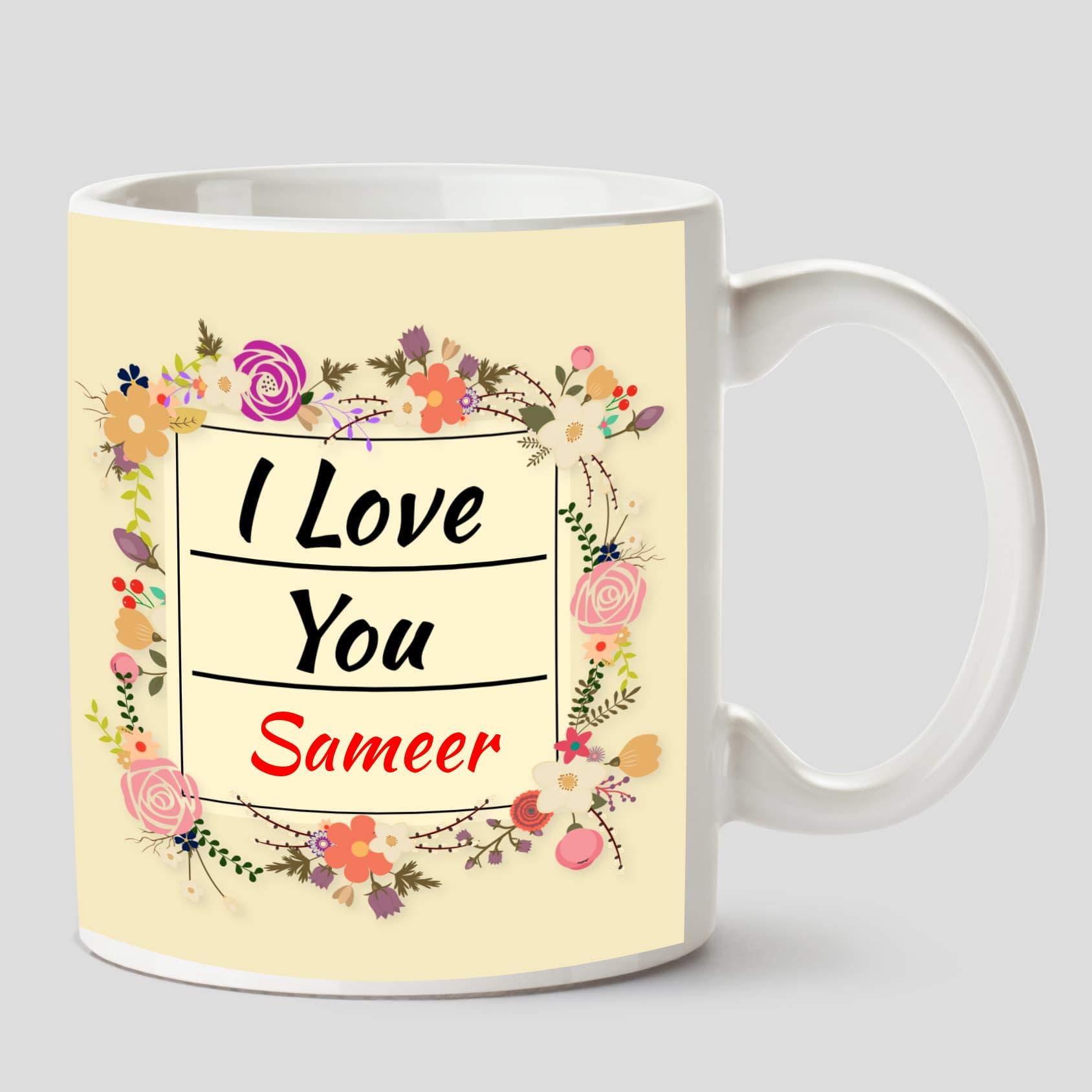 I Love Sameer Name Wallpaper