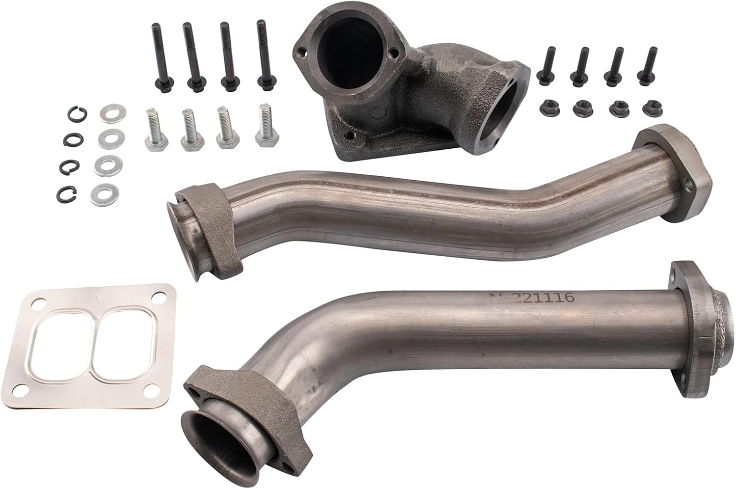 Amazon.com: TRQ Left Turbo Up-pipe Kit Compatible with 1994-1997 Ford ...