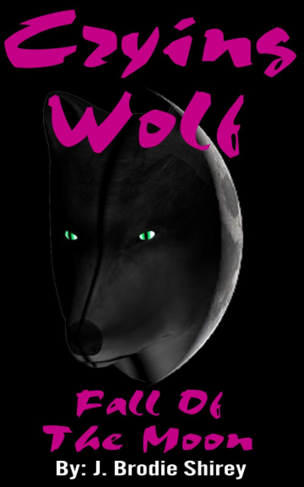 Wolf Crying Tears Emoticon Crying Wolf Eyes Which Tears Stock Vector