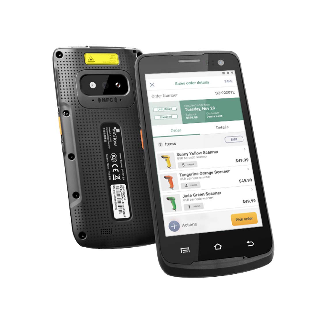Buy inFlow Android Smart Barcode Scanner PDA Inventory Warehouse ...
