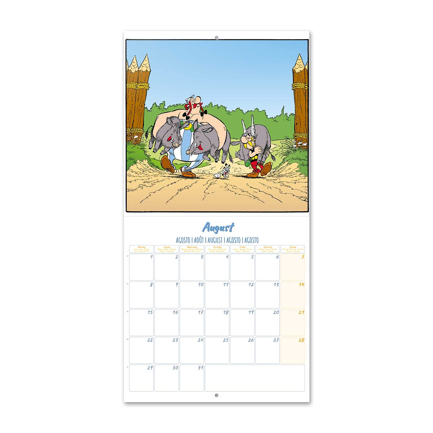 Official Asterix 2022 Wall Calendar, 2022 Calendar, 12" x 12" Square ...