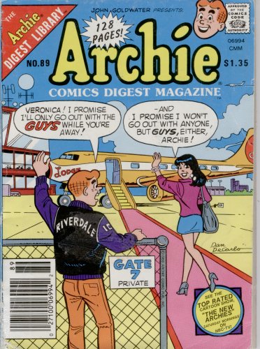 Amazon.com: Archie Comics Digest Magazine No. 89 (The Archie Digest ...