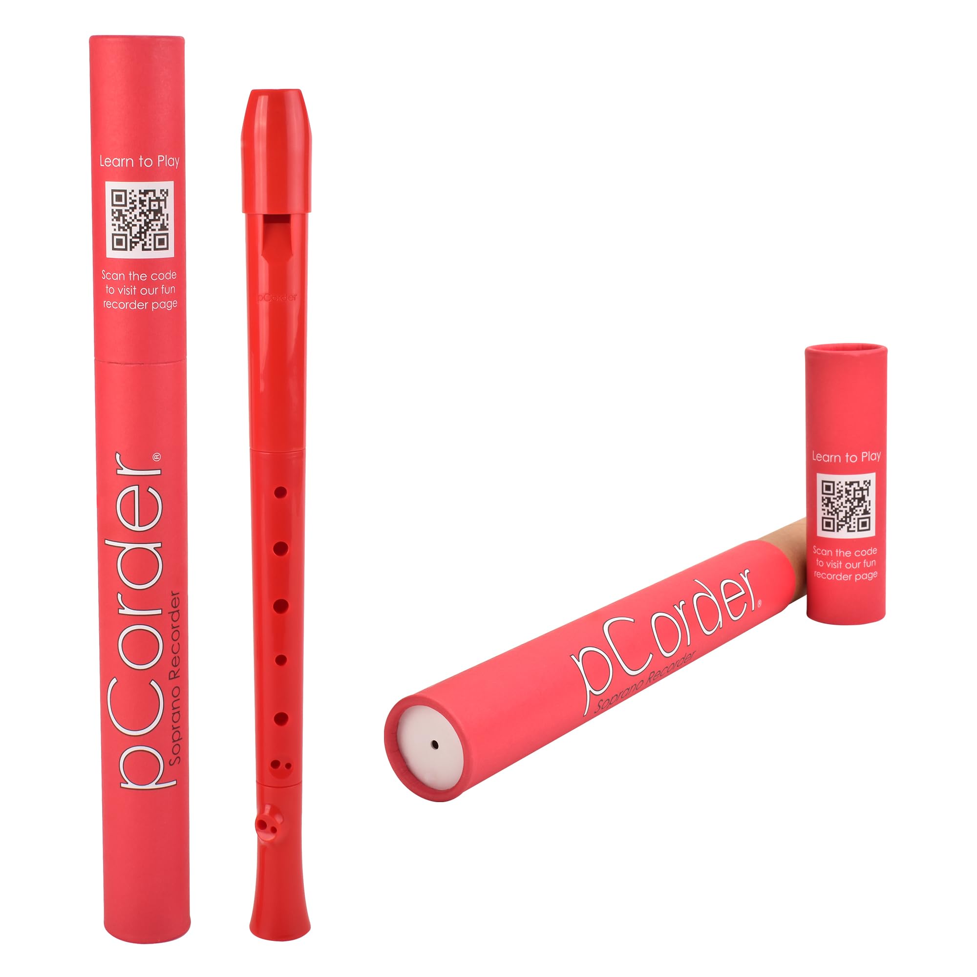Amazon.com: pInstrument pCorder Plastic Soprano Recorder | Superior ...