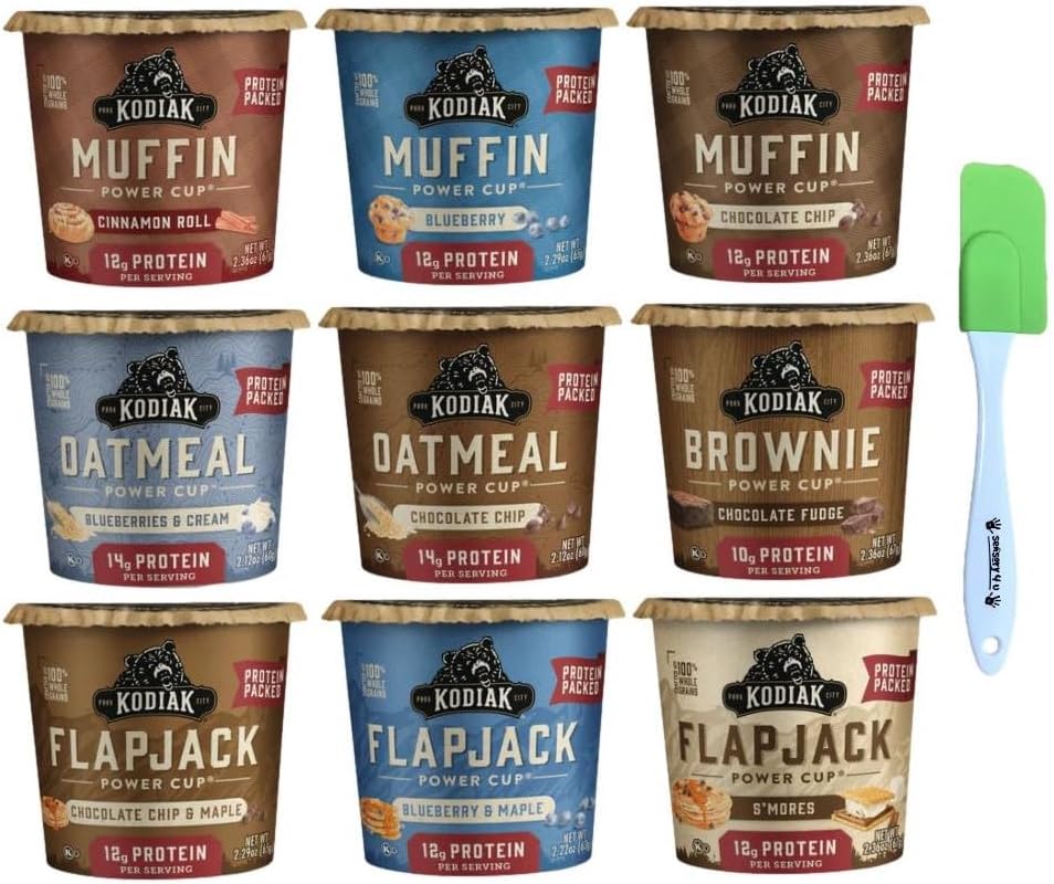 Amazon.com : Sensory4u Kodiak Cakes On The Go Cups -Variety Pack 9 ...