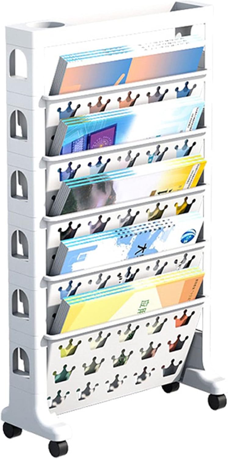 Amazon.com: Movable Classroom Deskside Bookshelf, Desk Storage ...
