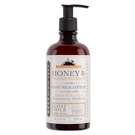Amazon.com : Beekman 1802 - Goat Milk Lotion - Honey & Orange Blossom ...