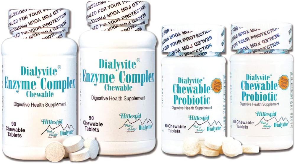 Amazon.com: Dialyvite Pharmaceuticals Chewable Digestive Aids (Large ...
