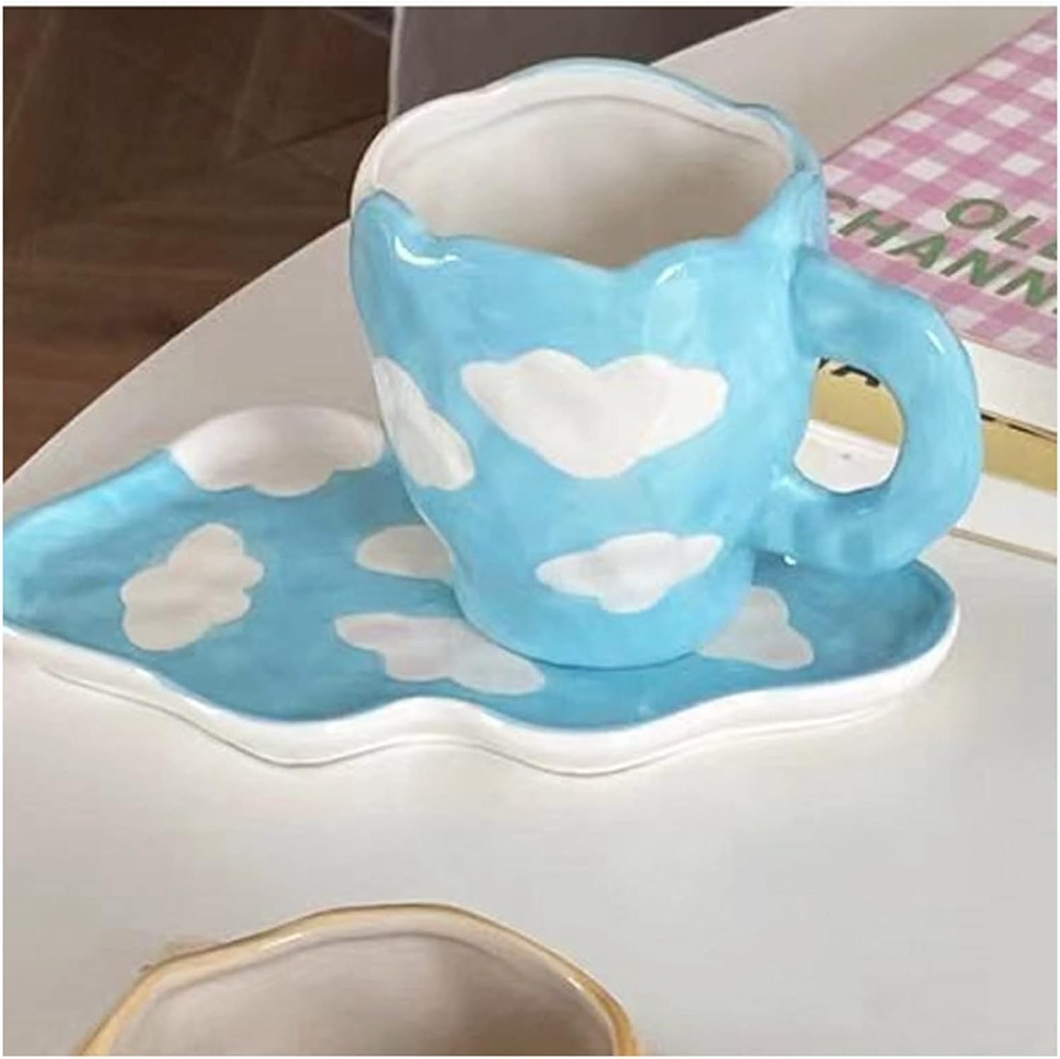 Amazon.com | Mug Ceramic Portable Cup Family Afternoon Tea Coffee Cup ...