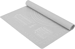 Amazon.com: 60X40Cm Silicone Baking Mat with Scale Kitchen Pastry Dough ...