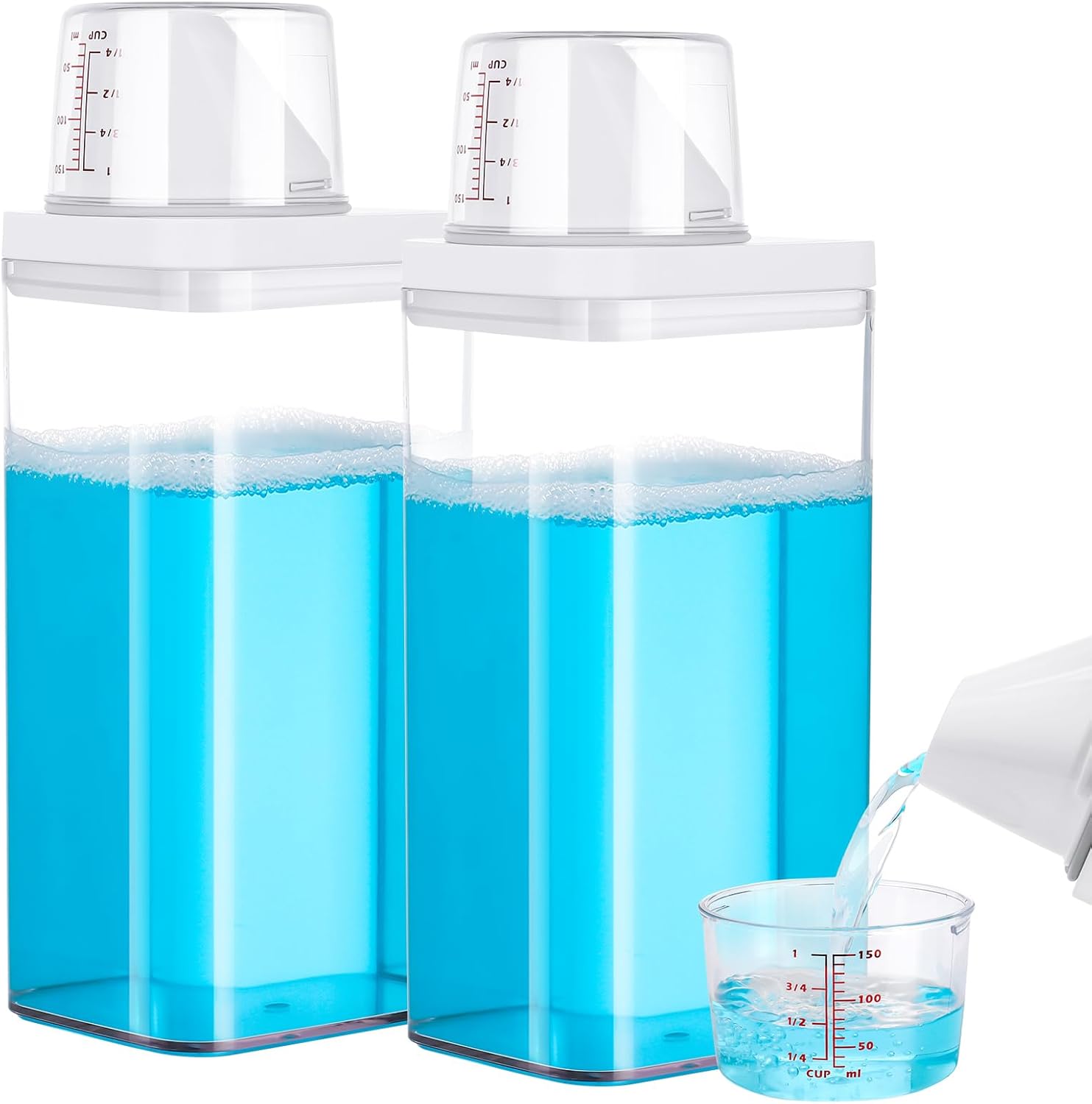 Washing Powder Storage Container,1500ml Cereal Storage Containers, Rice ...