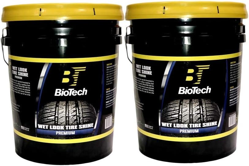 Amazon.com: BioTech Wet Look Tire Shine, Silicone Based tire Shine, Non ...