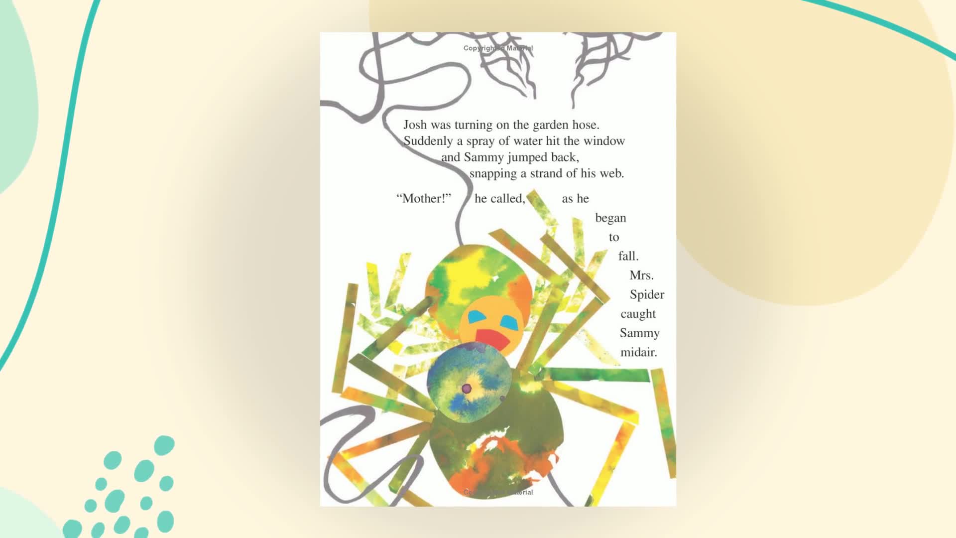 Sammy Spiders First Shabbat