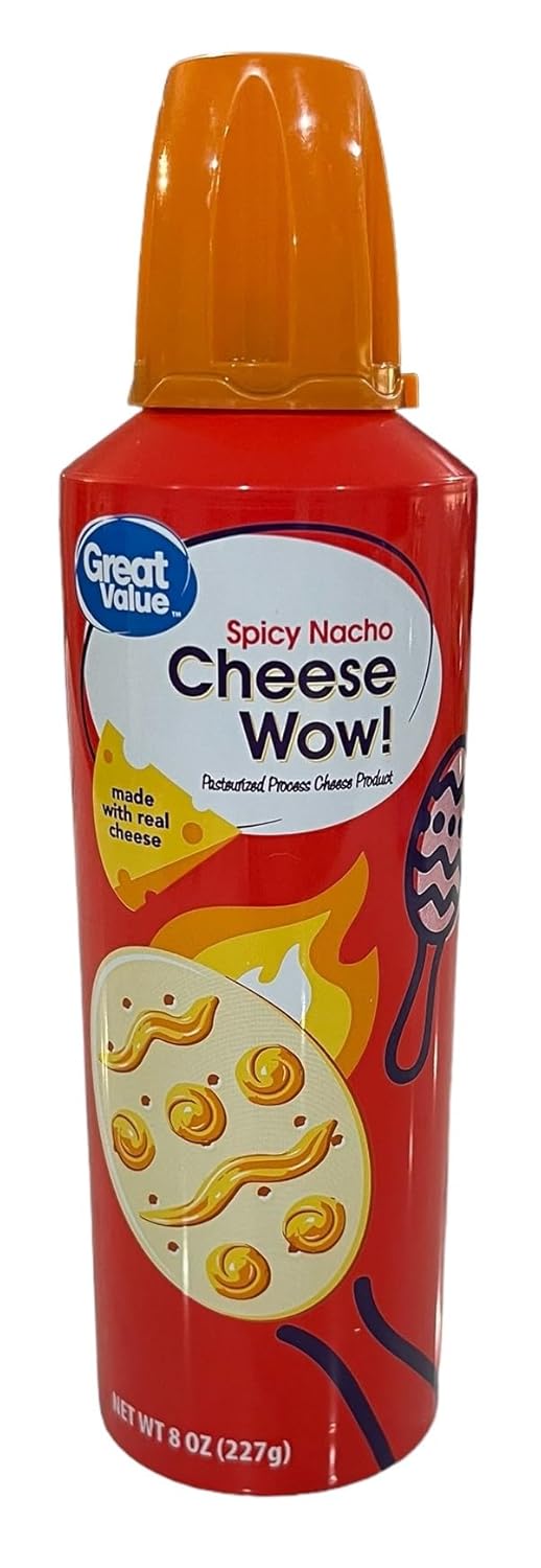 Amazon.com: Generic Cheese Wow - Easy Cheese Spray Can - Spicy Nacho ...
