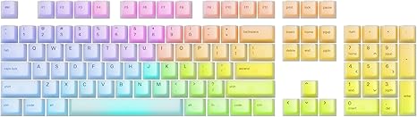 Amazon.com: Glorious Polychroma Keycaps: Clear for RGB Shine Through ...