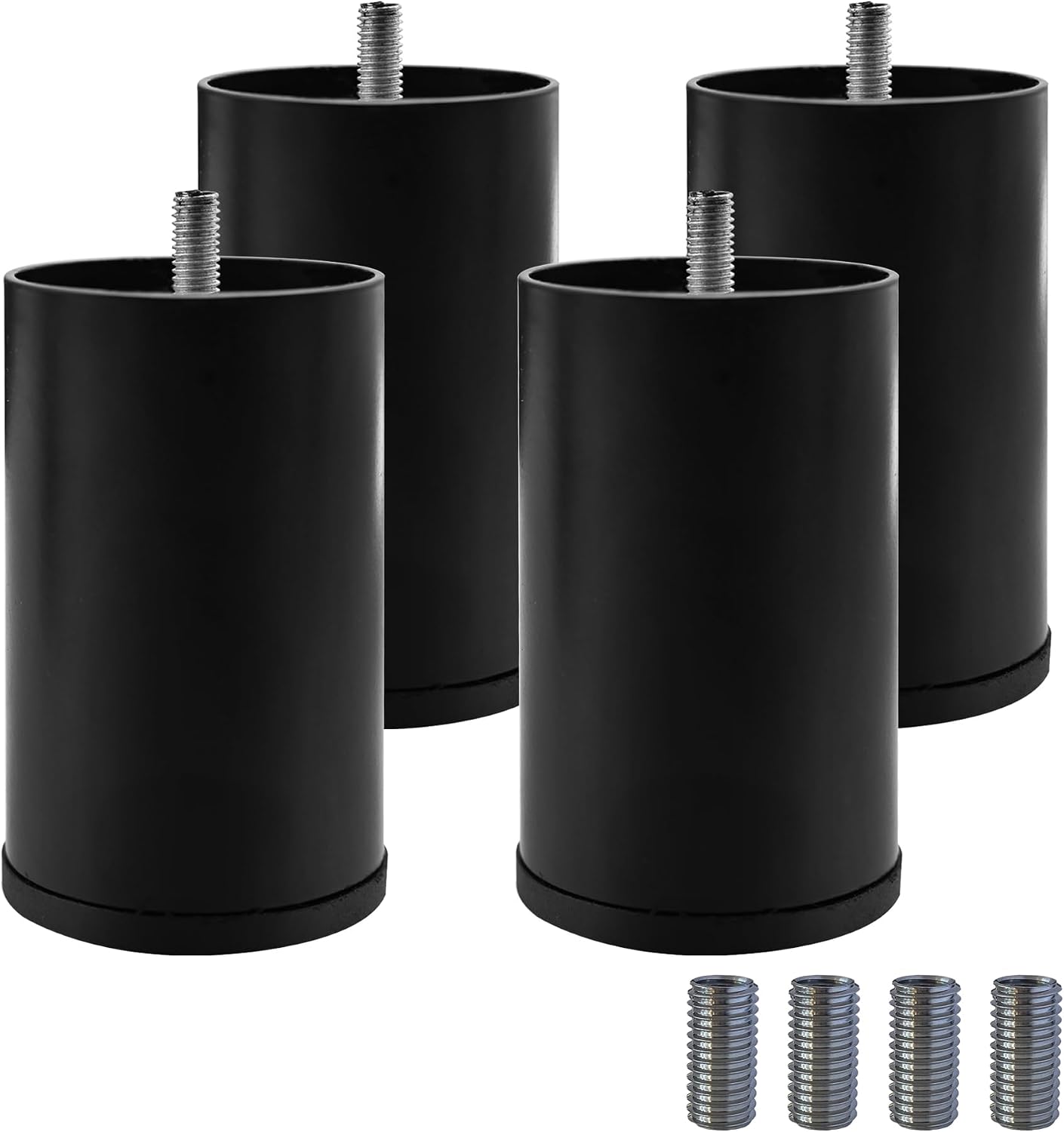Amazon.com: Skuehod 4 Inch Metal Legs Replacement for Adjustable Bed ...