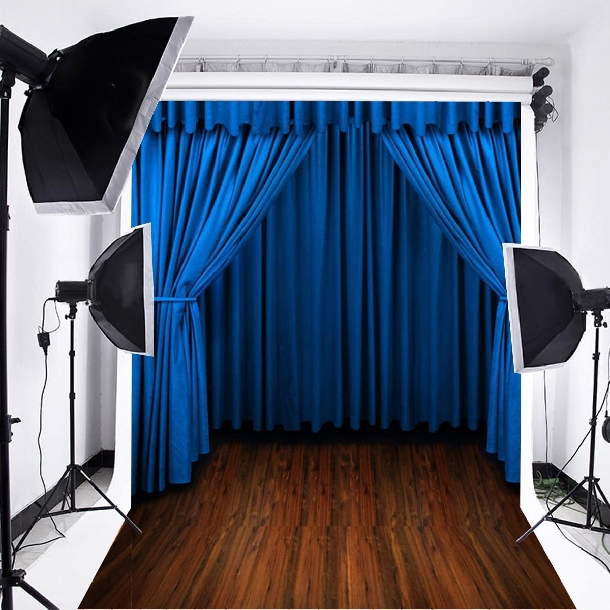 Studio Background Curtains Blue