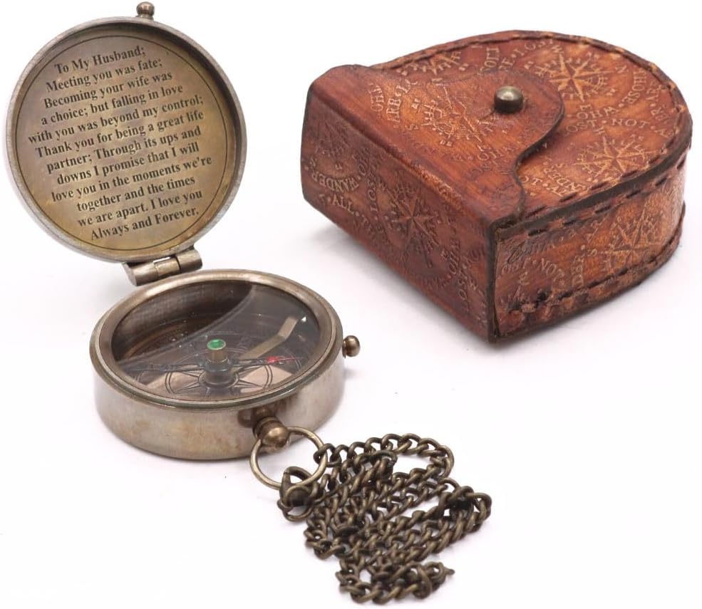 Amazon.com: The Anniversary Sundial & Dream Chaser Compass Bundle Gift ...