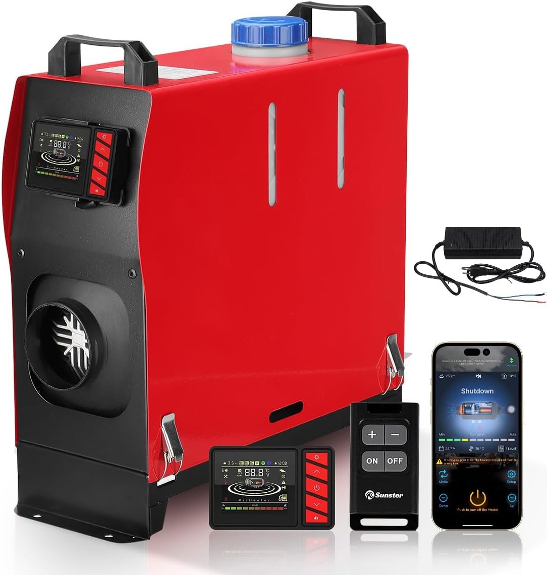 Sunster 5KW 12V&24V&220V ALL IN ONE portable Diesel Air Heater ...