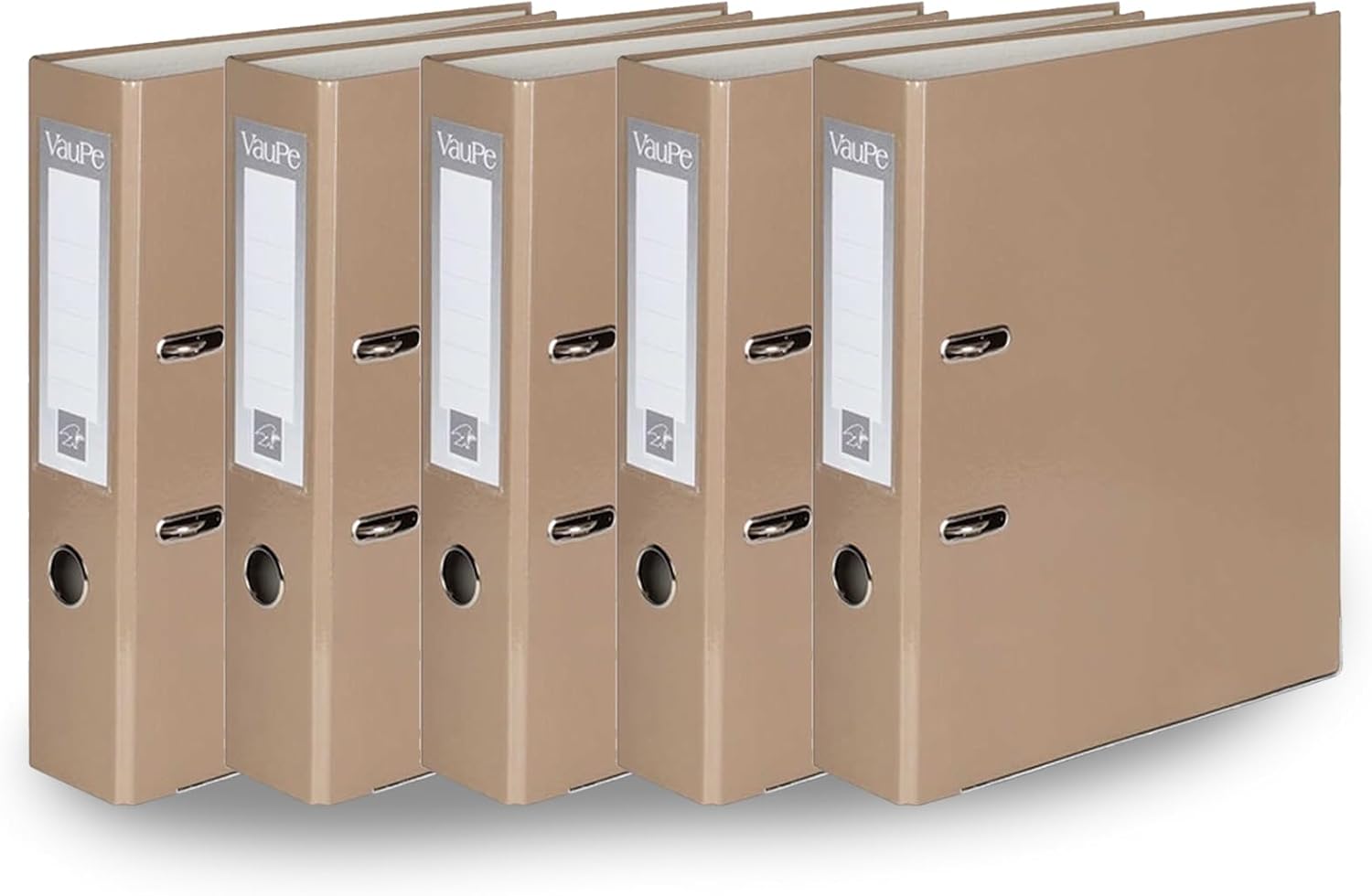 OFFICE CENTRE 5X Cocoa A4 Large 75mm Lever Arch File Folder Metal Edge ...