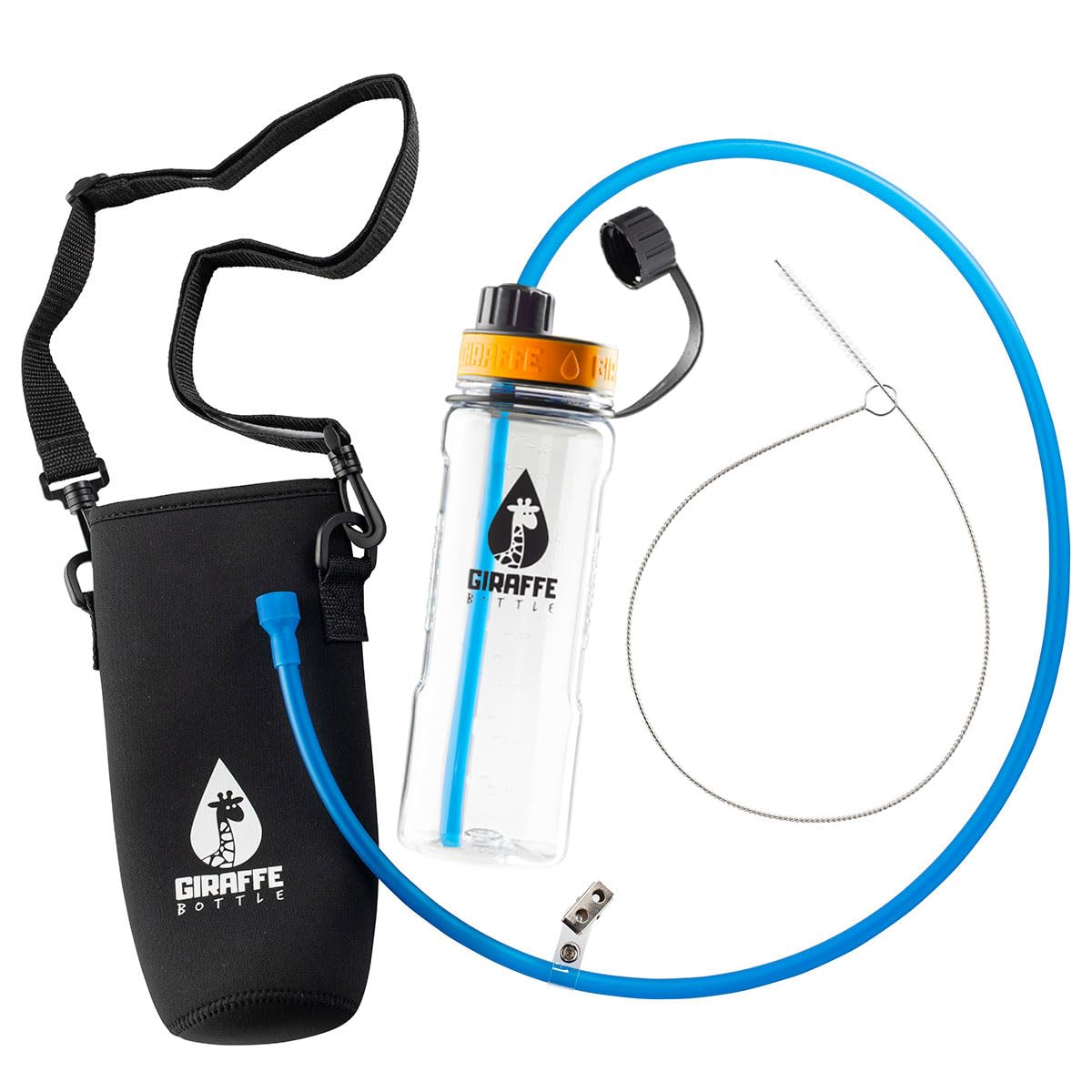 Amazon.com: Giraffe Bottle Journey Hydration System, Clear Tritan ...