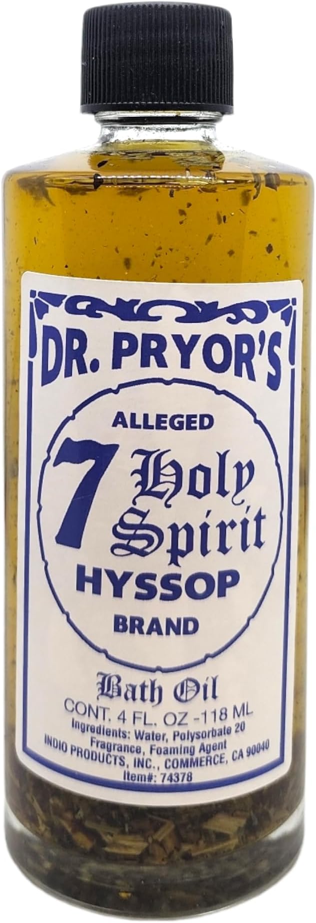Amazon.com: Dr. Pryor's 7 Holy Spirit Bath Oil 4 FL OZ : Beauty ...