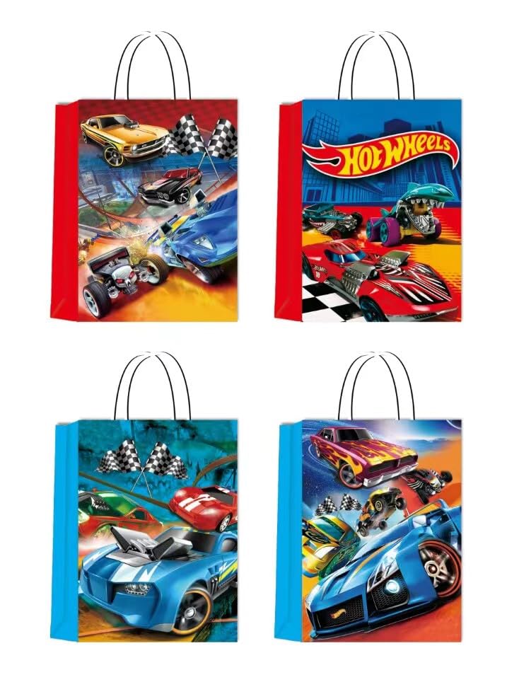 Amazon.com: 16Pcs Hot Car Happy Birthday Party Decoration Gift Bags ...