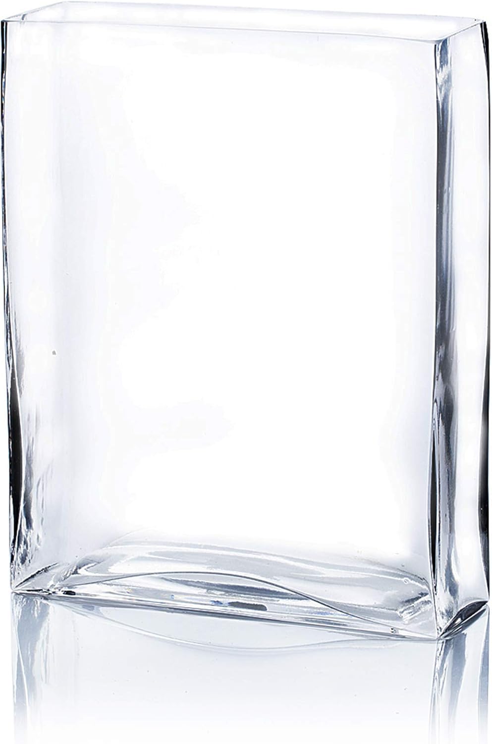 Amazon.com: WGV Tall Rectangle Block Vase, Width 2", Length 8", Height ...