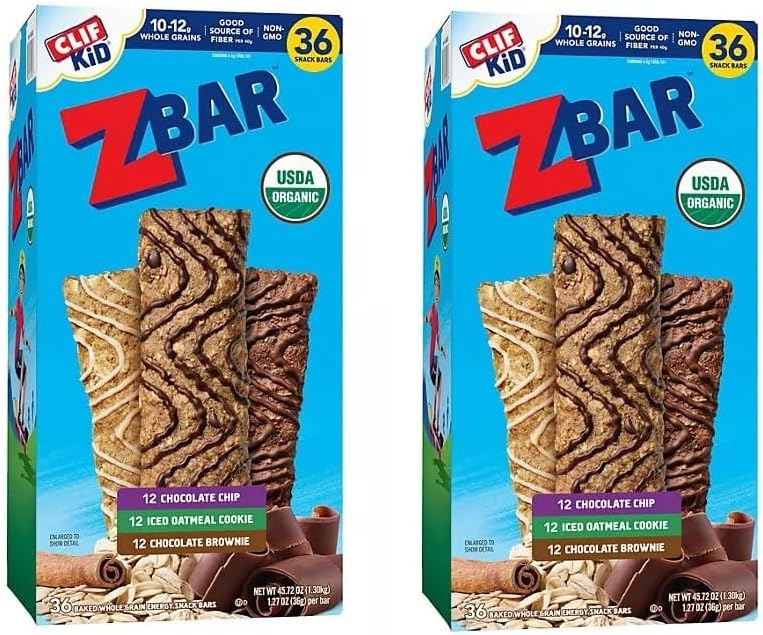 Amazon.com: (2 Pack) CLIF Kid ZBar (36 ct.) : Grocery & Gourmet Food