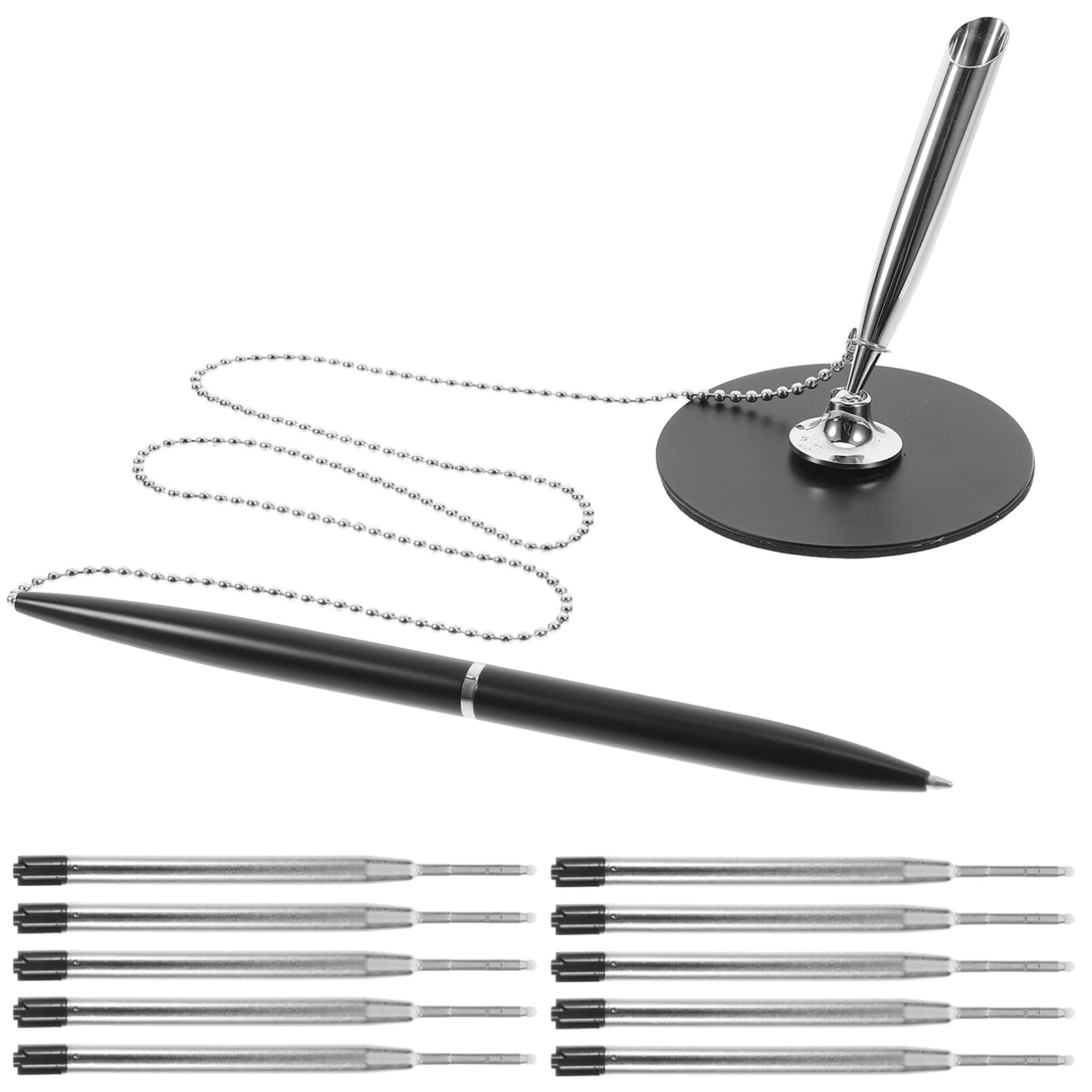 Amazon.com : DIYEAH 1 Set Desk Pen with Chain - Adhesive Security Pen ...