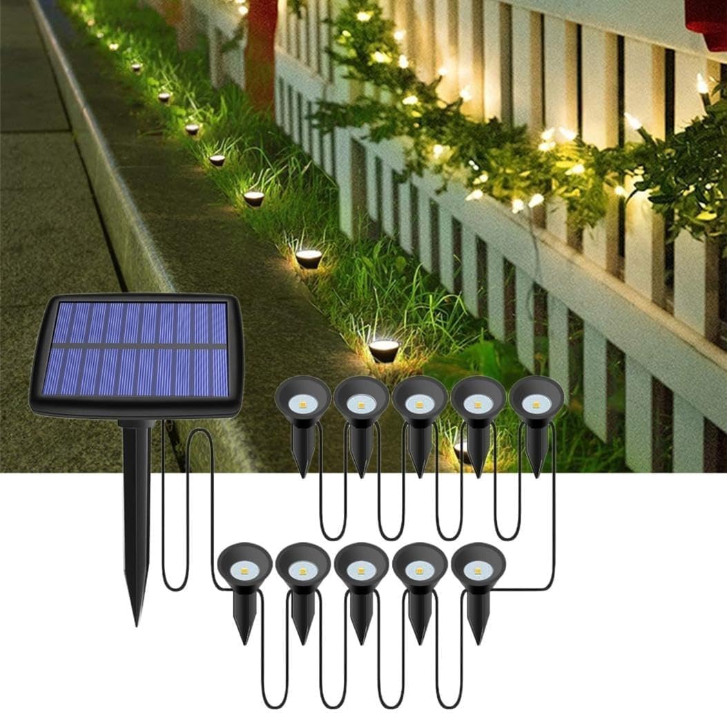 Solar Garden Lights，Outdoor Home Garden Lawns Easy to Arrangement Solar ...