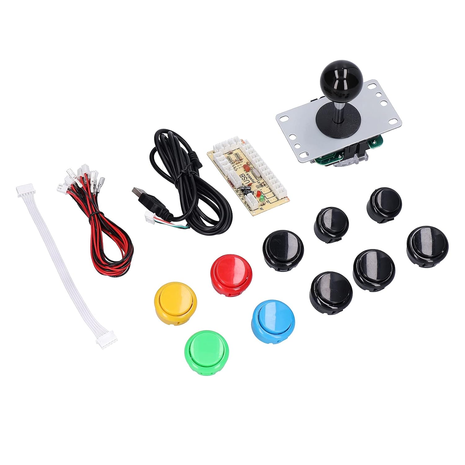 Amazon.com: YYOYY Arcade Game Joystick Kits, 8?Way Joystick, Delay USB ...