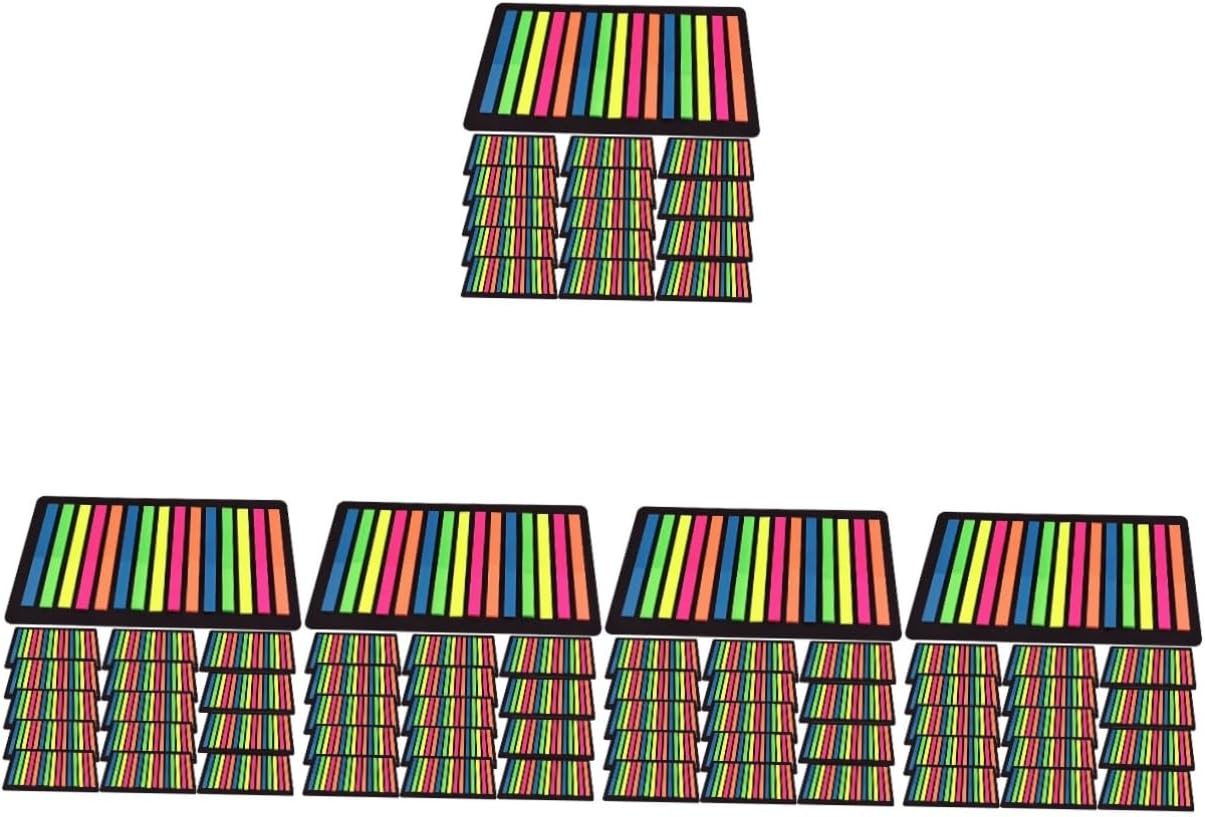 MAGICLULU 75 Sheets Annotation Tabs Colorful Page Markers Removable ...