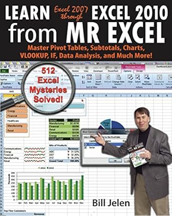 Amazon.com: Learn Excel 2007 through Excel 2010 From MrExcel: Master Pivot Tables, Subtotals ...