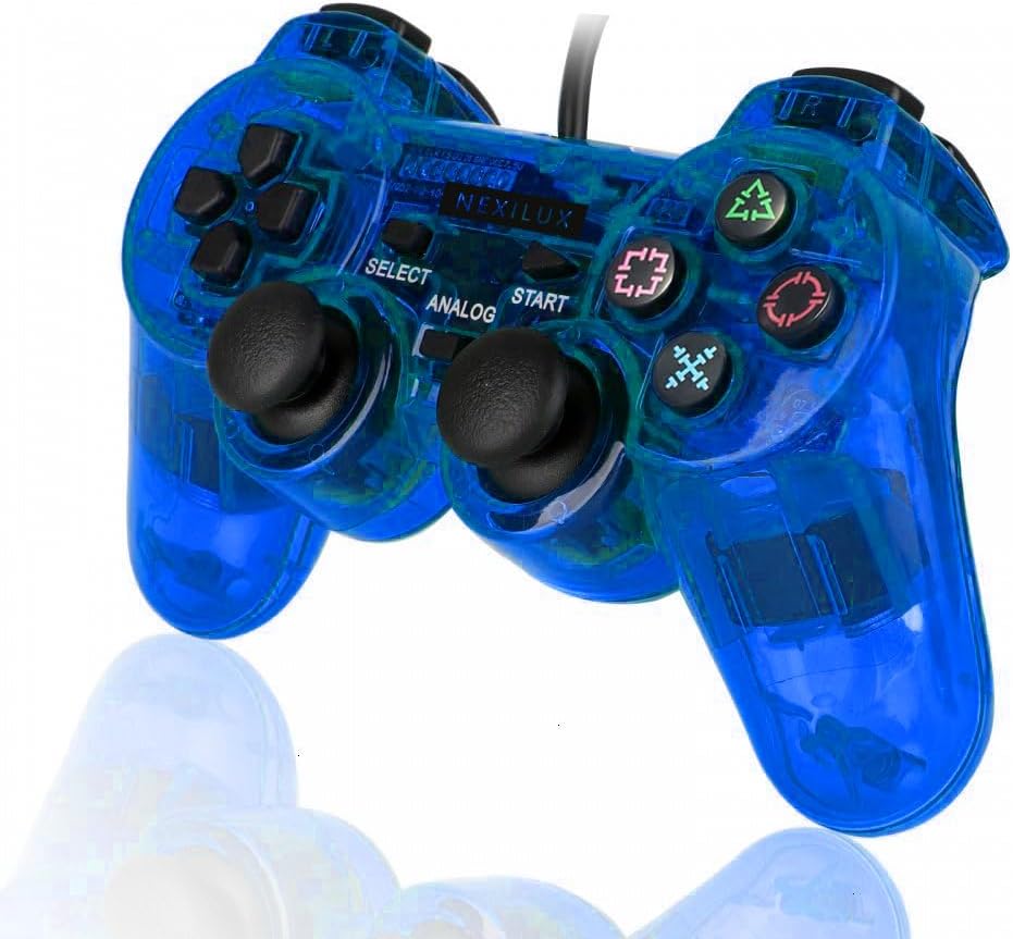 Amazon.com: JINHOABF Wireless Controller for PS2,Built-in Dual ...