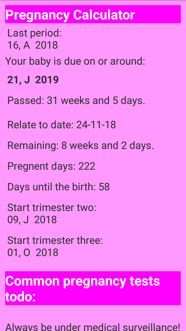 Pro Pregnancy calculator-Amazonアプリストアのアプリ