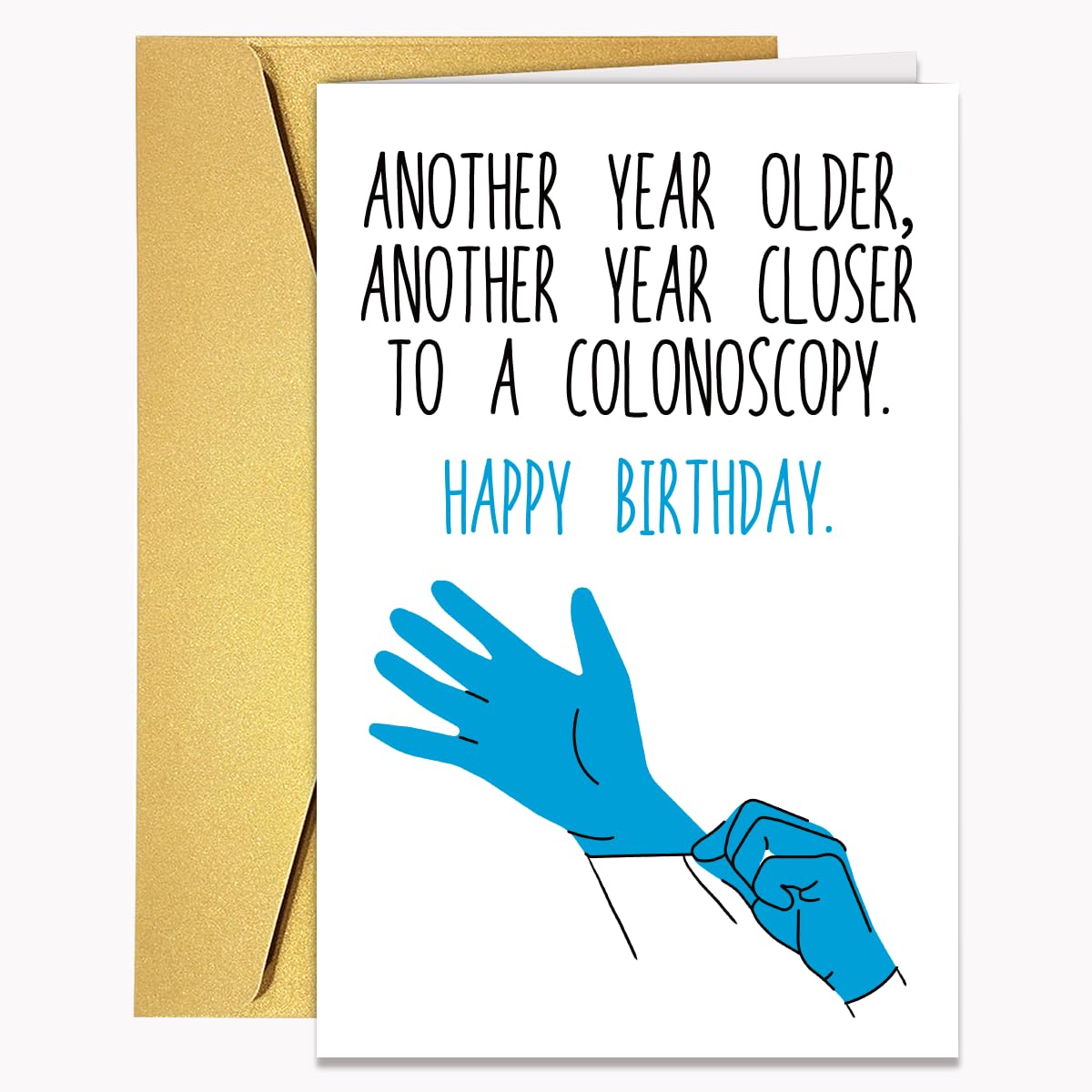 Amazon.com : MOCO PAPER Funny 50th 60th Birthday Cards, Hilarious Get Old Birthday Card for ...
