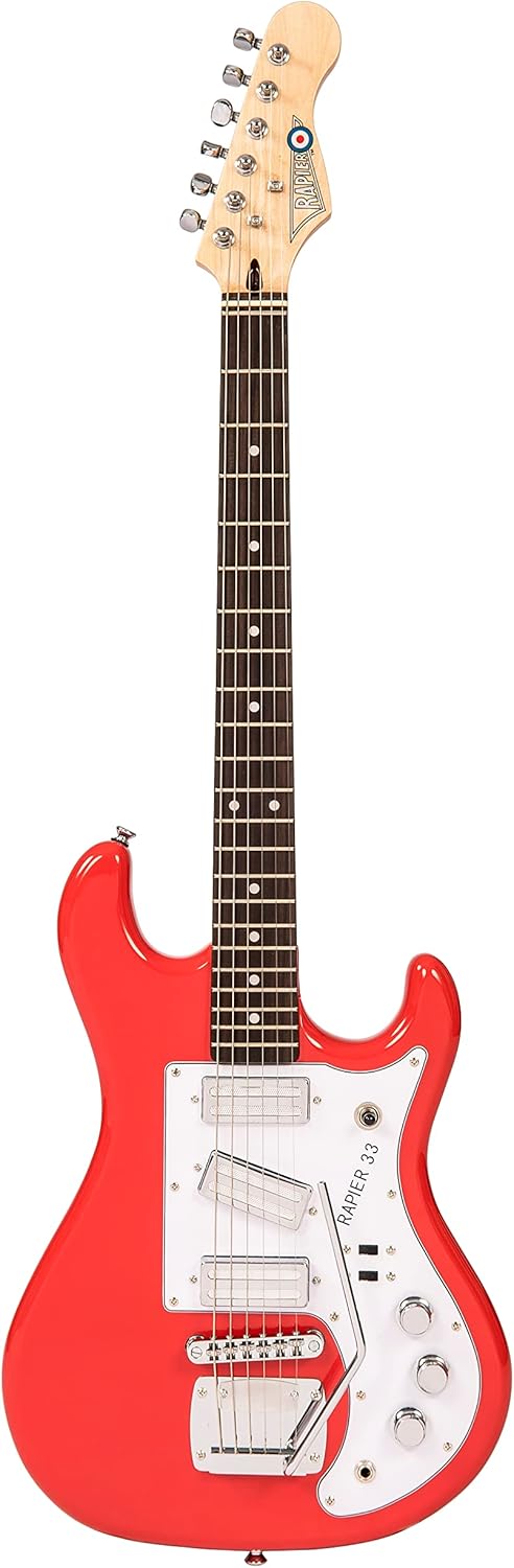 RAPIER 33 ELECTRIC GUITAR - FIESTA RED : Amazon.co.uk: Musical ...