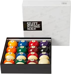 PowerGlide 16 Ball Pool Billiards Set | Spots and Stripes | Tournament ...