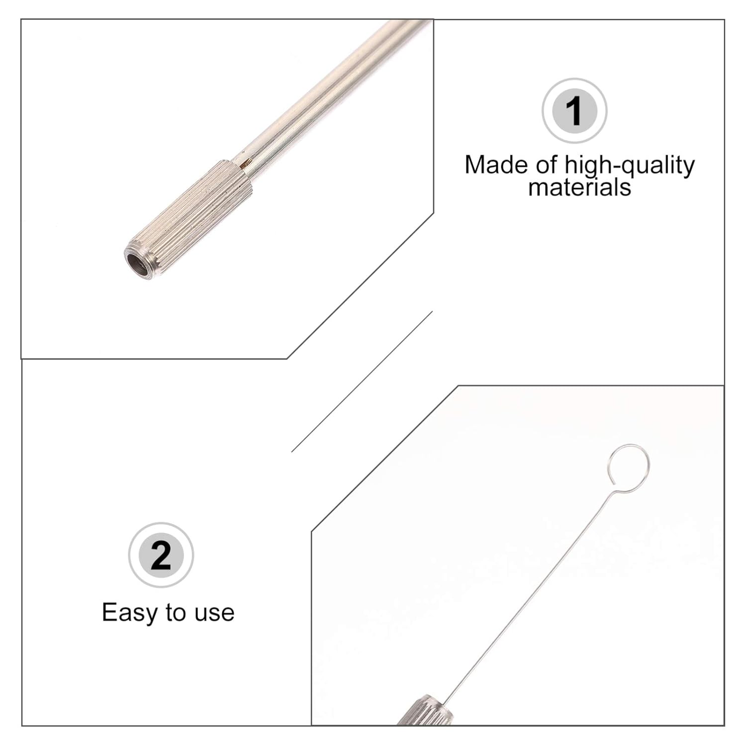 ibasenice 92Pcs Microbiology Inoculation Rod Reusable Inoculating Loop ...
