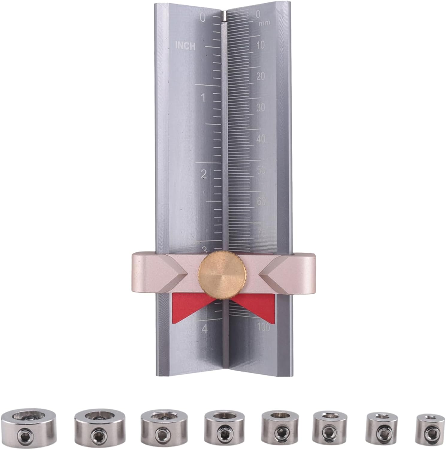 Multifunction Depth Gauge Miter Gauge Drill Stop Measure with 3-10mm ...