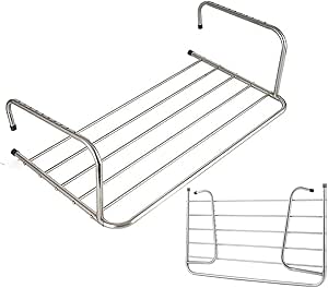 Amazon.com: 6 Bar Radiator Clothes Airer Metal Laundry Rack Radiator ...