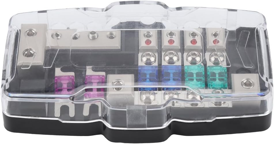 Amazon.com: Multi-functional LED Car Audio Stereo ANL Fuse Holder ...