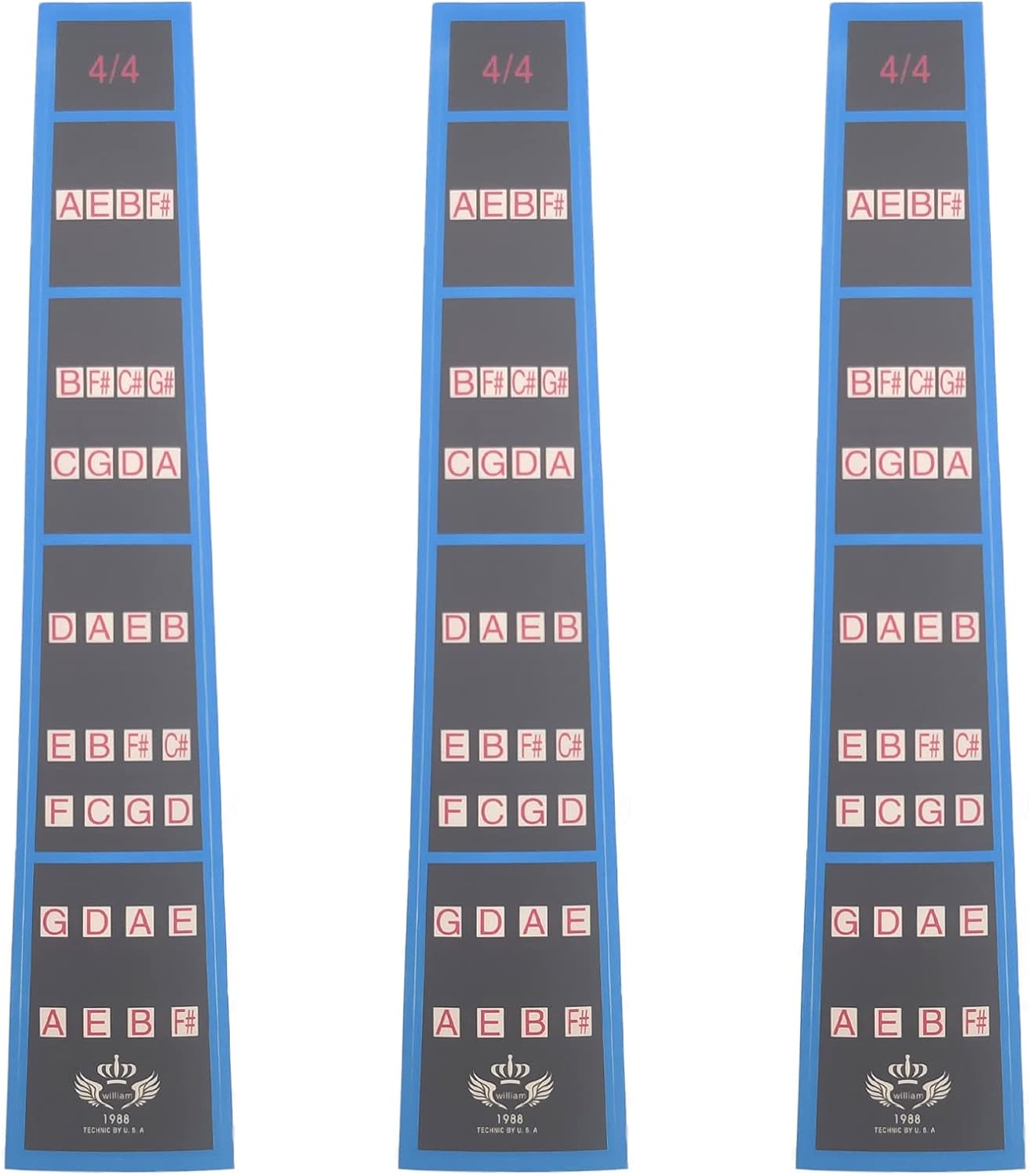 Amazon.com: Cheerock 3Pcs Violin Finger Guide 4/4 Violin Fretboard Note ...